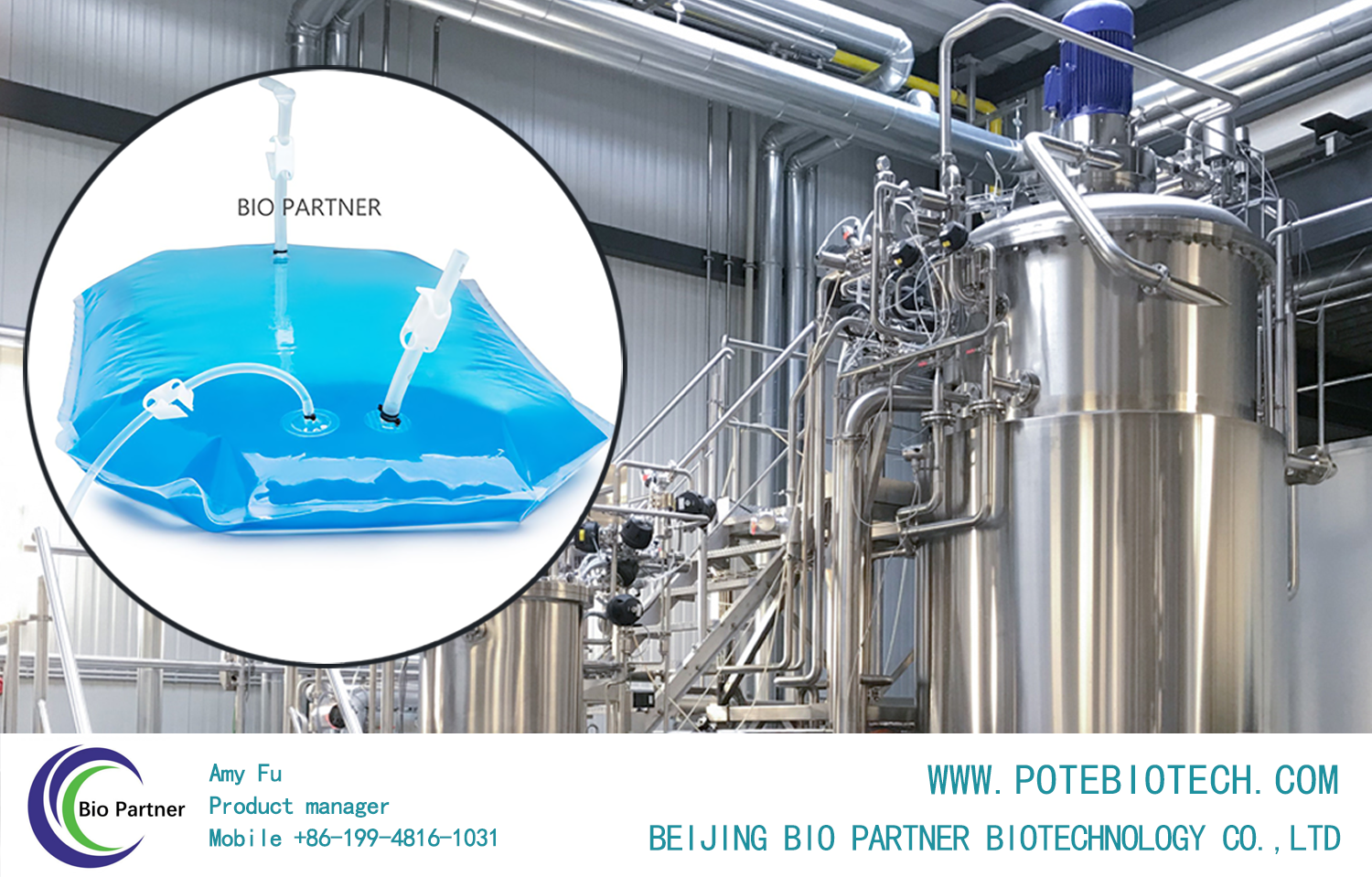 Custom Application scenario of single-use storage bags and stainless ...